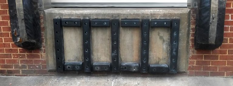 New dock bumpers at R M Felts Packing, Ivor VA | Southern Material ...